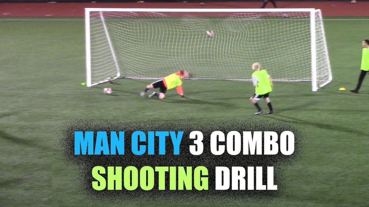 SoccerCoachTV – Man City 3 Combo Shooting Drill. | US Soccer TV